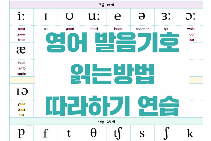 Ipa발음기호 읽는법 [발음기호3편 자음 ① 파열음] 발음기호 예문 Ipa영어발음기호 읽기 영어와 한글발음 차이