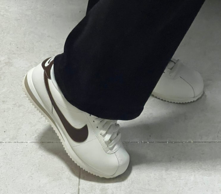 나이키 코르테즈 카카오 와우 DN1791-104 후기, 사이즈 팁 다크 브라운 : 네이버 블로그