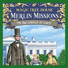 판타지 영어원서, Magic Tree House Merlin Missions #19 Abe Lincoln At Last ...
