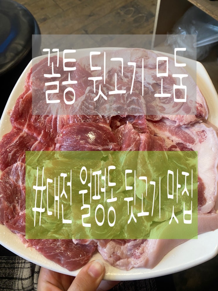 대전 월평동 고기 맛집 뒷고기 맛집 꼴통 뒷고기 네이버 블로그