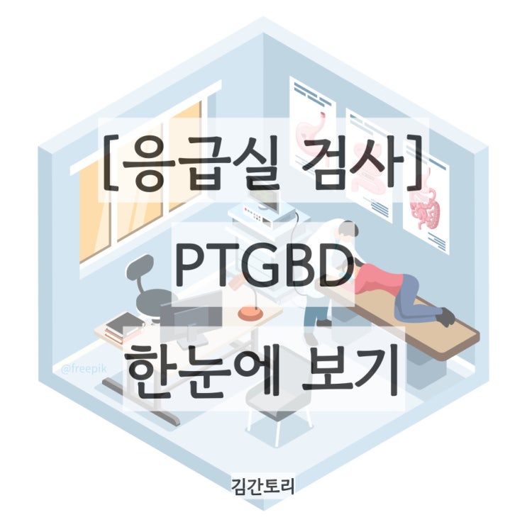 [응급실 시술] PTGBD(Percutaneous Transhepatic gallbladder drainage ...