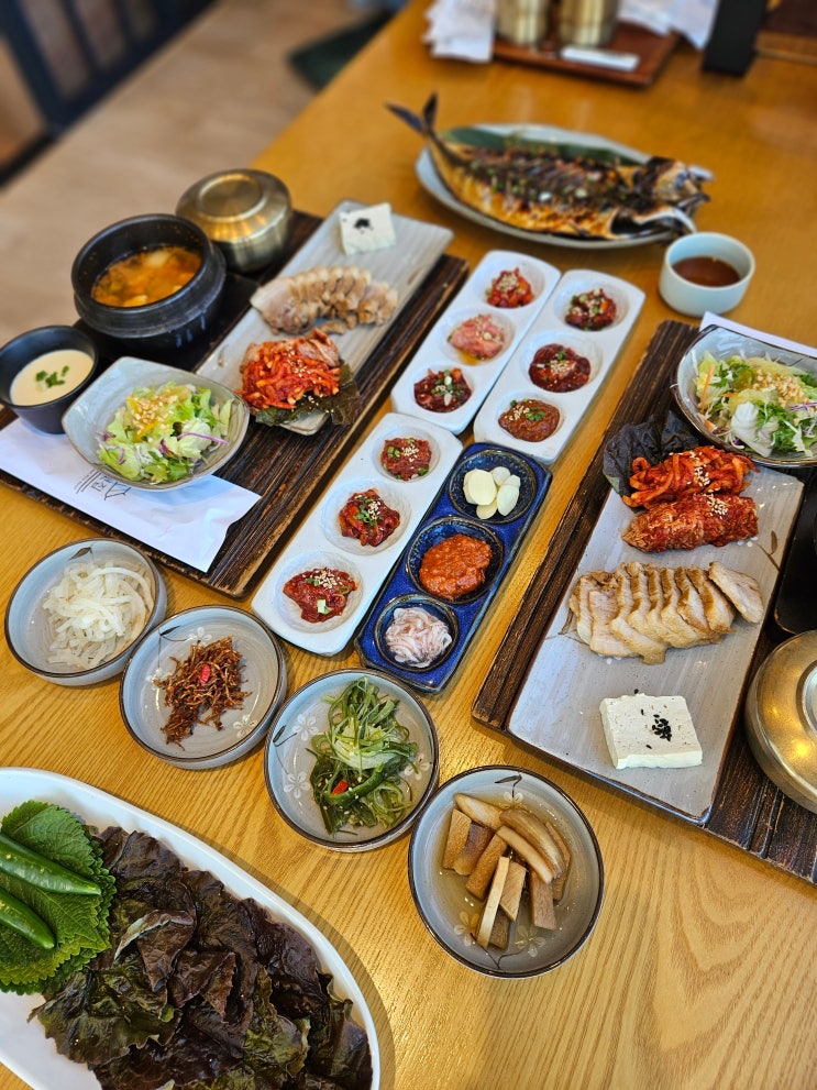 부산 명지 보쌈 맛집 명지첫집 오션시티점 알찬 점심특선 후기 네이버 블로그