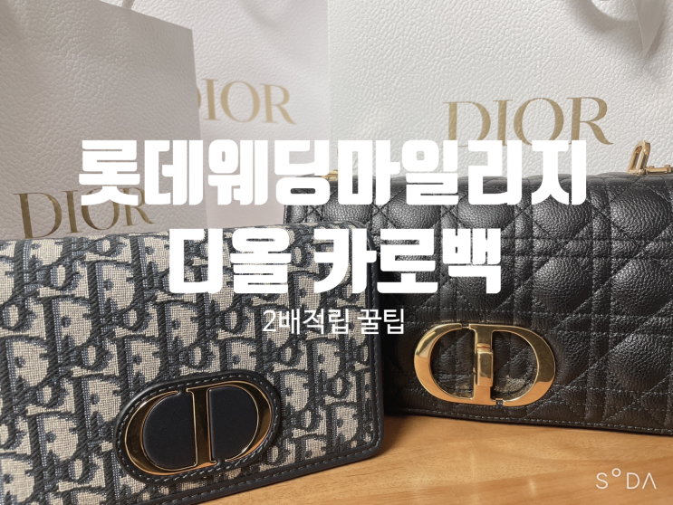 롯데웨딩마일리지 디올백할인구매 꿀팁 결혼준비중이라면 필독 더블마일리지 기간 네이버 블로그