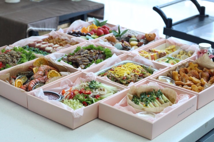 부산홈파티수제음식배달 생신상 가족모임음식은 역시 봄봄하세요 김해 케이터링 박스케이터링 펜션파티 생일파티 손님상 네이버 블로그