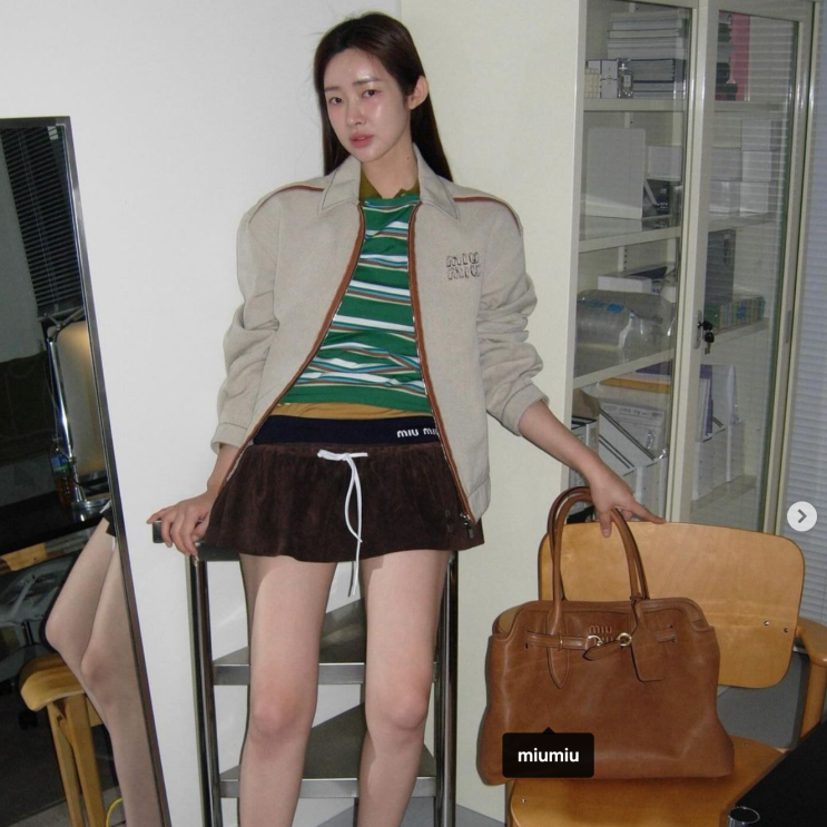 연예인 차정원 여자 명품 패션 미우미우 빅백 핸드백 가방 가격 얼마 네이버 블로그
