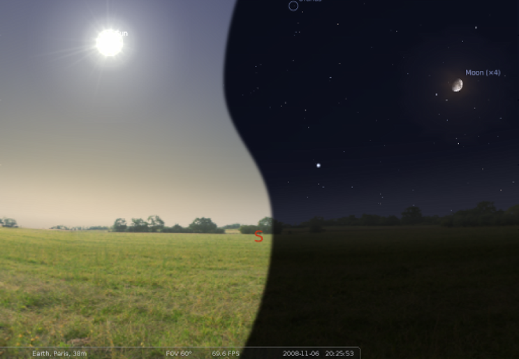 스텔라리움(Stellarium) 23.4 한글 매뉴얼 - 기본 사용법 (2) : 네이버 블로그