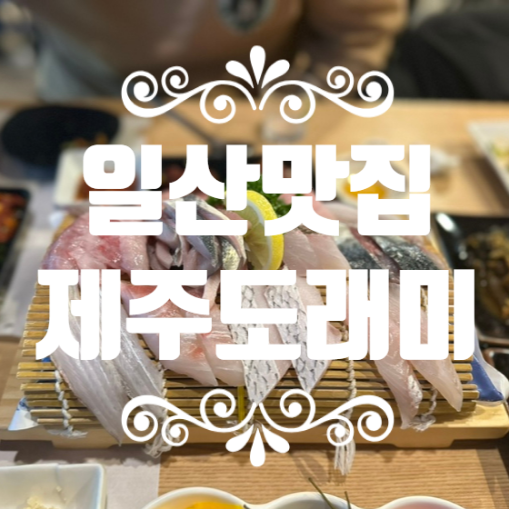 일산 가로수길 회식 맛집 제주도래미 주엽역 2번 출구 네이버 블로그