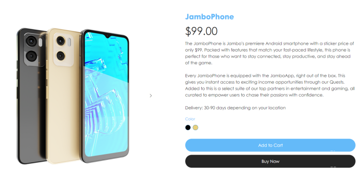 [잠보폰] $99달러 Jambo phone, 잠보 폰을 구매했습니다. (Feat. 앱토스 에어드롭 ) : 네이버 블로그