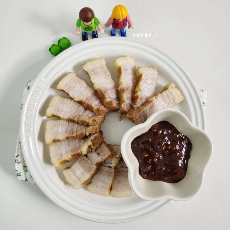 삼겹살 수육 냄비에 맛있게 삶는 법 부드러운 돼지고기 수육 레시피 네이버 블로그