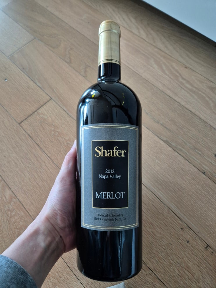 Shafer vineyards Merlot 2012( 26 / 30점 ) : 네이버 블로그