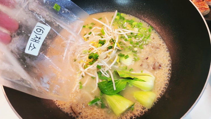 밀프레드 저녁메뉴 추천 간단한 돈코츠라멘 만들기 네이버 블로그