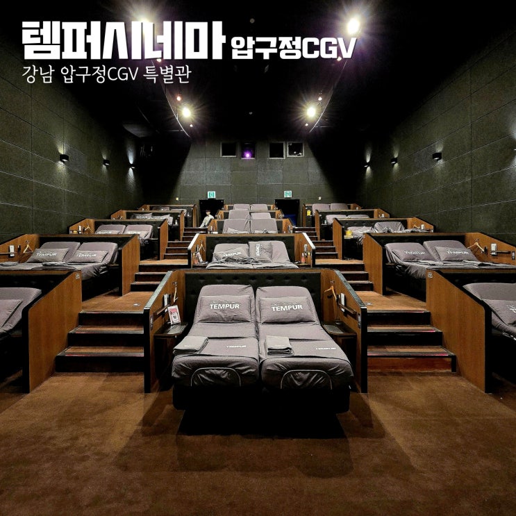 압구정 CGV 템퍼 시네마 신관 주차 강남 씨네드쉐프 예약 시간 : 네이버 블로그