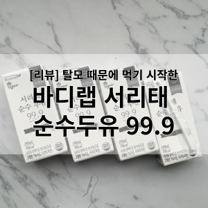 [리뷰] 바디랩 서리태 순수두유 99.9 190ml 24팩 1+1박스 : 네이버 블로그