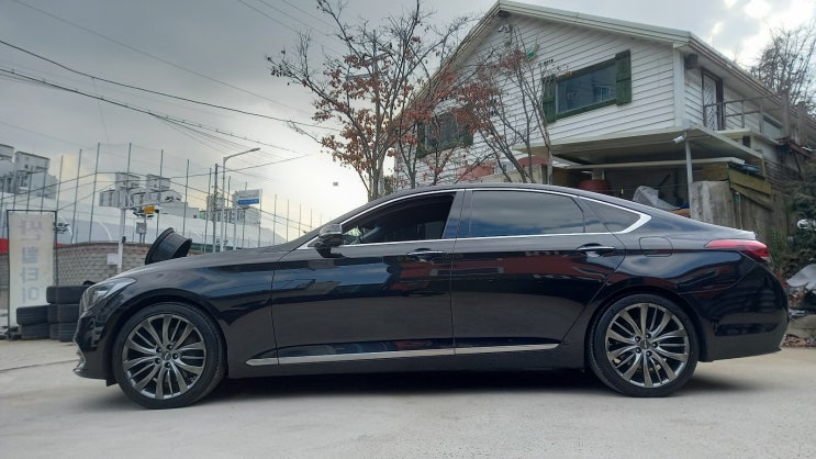 제네시스 DH 차량 제네시스 DH G80 19인치순정휠 장착후기 : 네이버 블로그