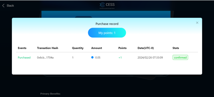 CESS 노드 구매 - 0.05ETH : 네이버 블로그