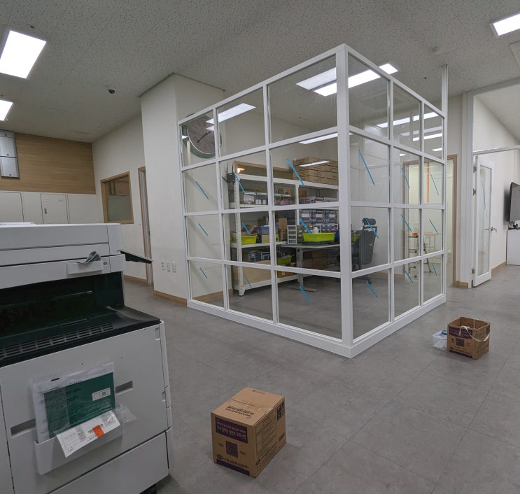 을지로칸막이 사무실 유리칸막이 공사 현장 포스팅! : 네이버 블로그