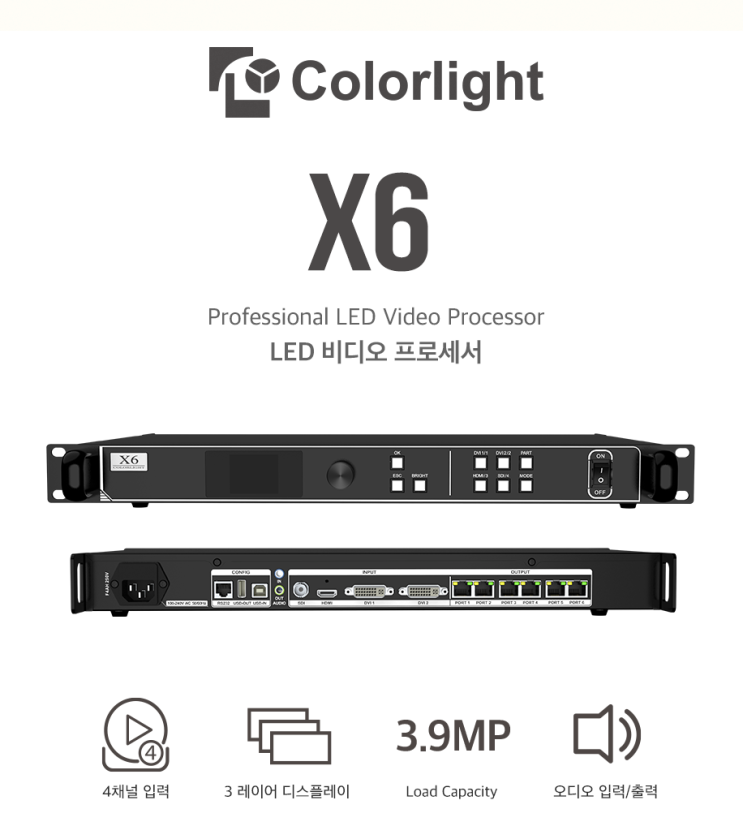 컬러라이트 Colorlight X6 - LED 전광판 프로세서 비디오 컨트롤러 : 네이버 블로그