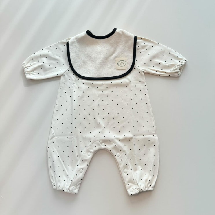 리틀그로브 | 올리비아polkadot 점프수트 S사이즈, 오가닉빕 @ 아기옷 감성브랜드 : 네이버 블로그