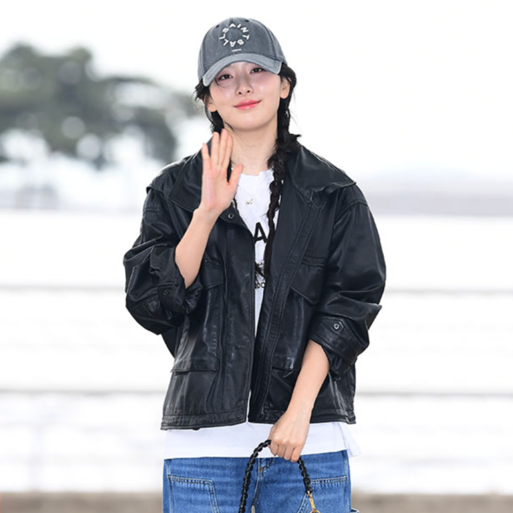 연예인 슬기 사복 공항패션 여성 가죽자켓 여자 볼캡 야구모자 추천 브랜드 올세인츠 네이버 블로그