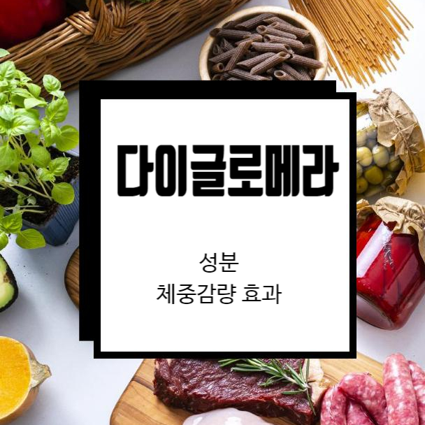 다이글로메라 체중 감량 보충제 성분 체중감량 효과 : 네이버 블로그