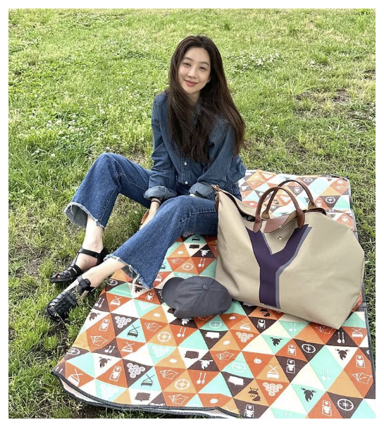 려원 롱샴 빅백 르 플리아쥬 커스터마이징 여행가방 1박2일 패션 네이버 블로그