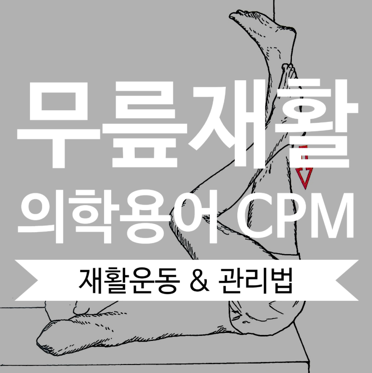 무릎 재활knee Rehabilitation 운동 And 관리법 의학용어 Cpm 뜻 영도 재활병원 네이버 블로그