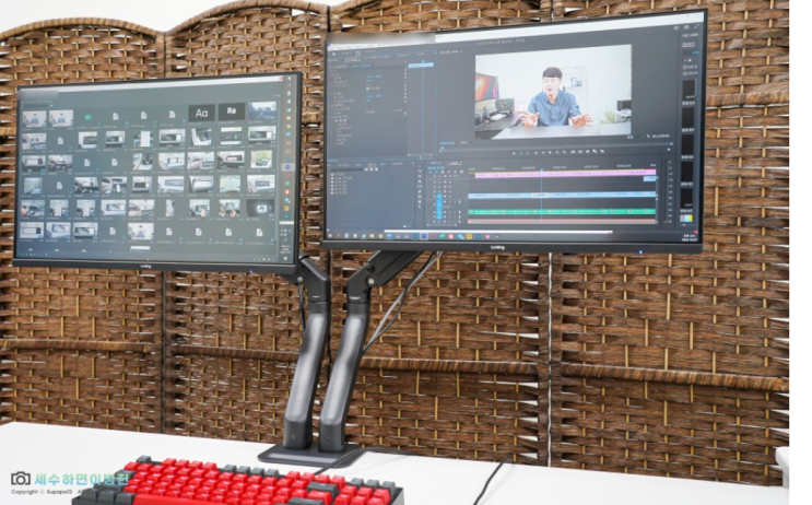 윈도우pc 듀얼모니터 마우스 이동방향 연결 144hz 주사율 설정 방법 네이버 블로그