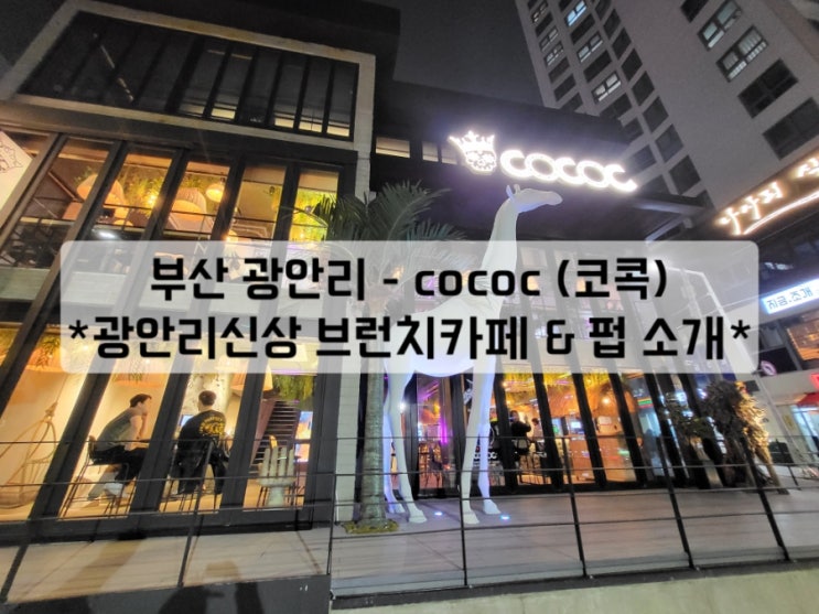 [부산 광안리 - cococ (코콕)] 광안리신상카페 겸 술집, 힙한 인테리어와 디제잉까지 우연히 들린 코콕 내돈내산 솔직후기 ...