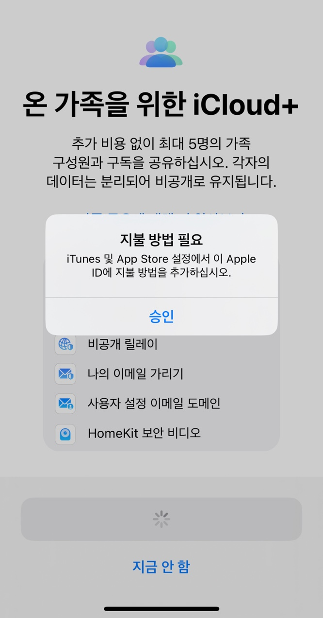 아이폰 iCloud+ 추천 및 가족 공유 방법_ 지불 방법 추가/오류/꿀팁 : 네이버 블로그