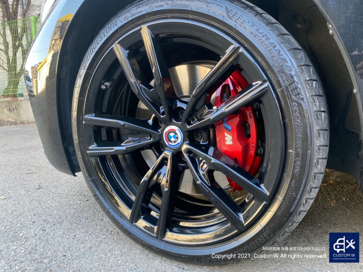 BMW 4시리즈 G23 M440i 컨버터블 19인치 792M 휠 상처 수리 후, 유광 블랙 휠 도색_! : 네이버 블로그