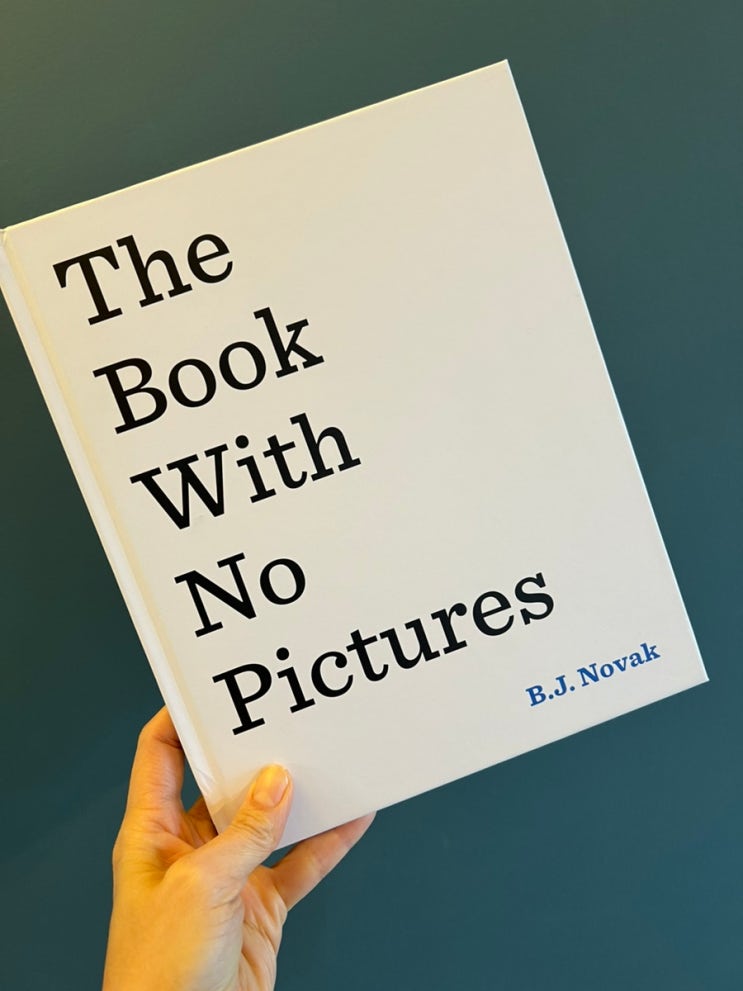 [초등 영어원서 추천 #4]The Book with No Pictures / 미국 초등학교 책 읽어주기 행사(Read ...