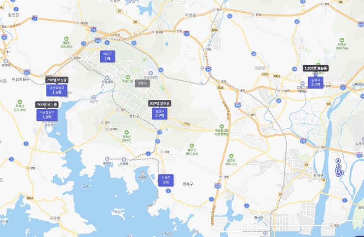 경남 창원 부동산 모의투자 사화 롯데캐슬 포레스트 힐스테이트 마크로엔 창원센트럴파크 에일린의뜰 포레나 대원 힐스테이트