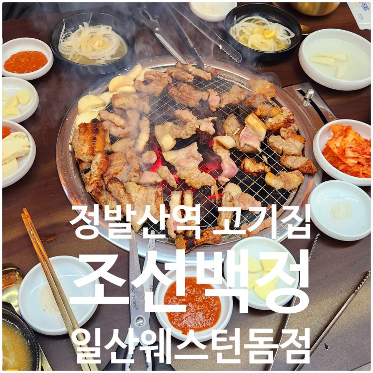 정발산역 고기집 추천 조선백정 일산웨스턴돔점 네이버 블로그