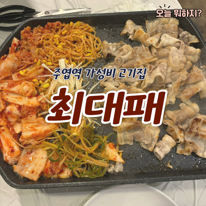 일산 주엽 맛집 최대패 야채가 무한리필인 가성비 최고 대패삼겹통삼겹 맛집 네이버 블로그