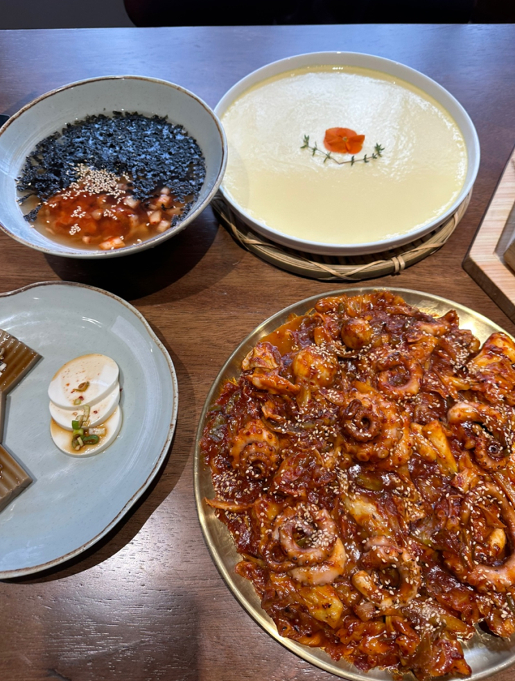 부산 광안리 맛집 청산1954 광안리본점에서 특제 양념으로 불맛을 낸 것이 인상적인 오동낙지볶음 먹은 후기 네이버 블로그