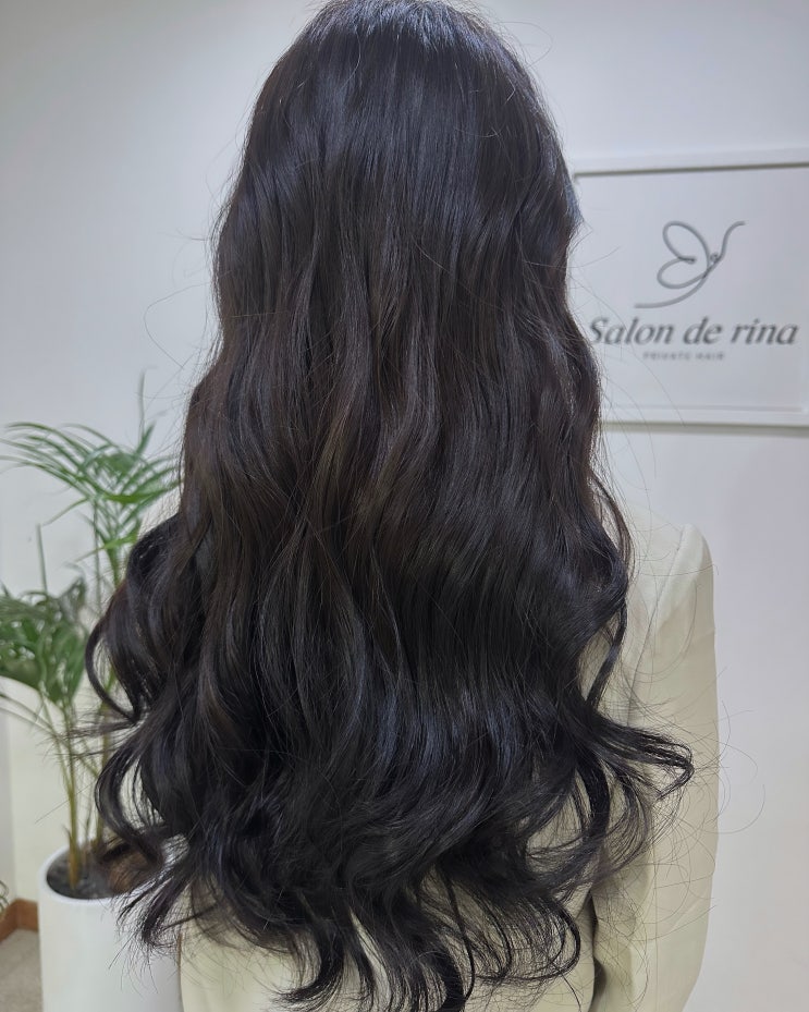 의정부미용실 살롱드리나에서 머리하다 긴머리 S컬펌으로 관리가 편하고 예쁜디자인♡ 네이버 블로그