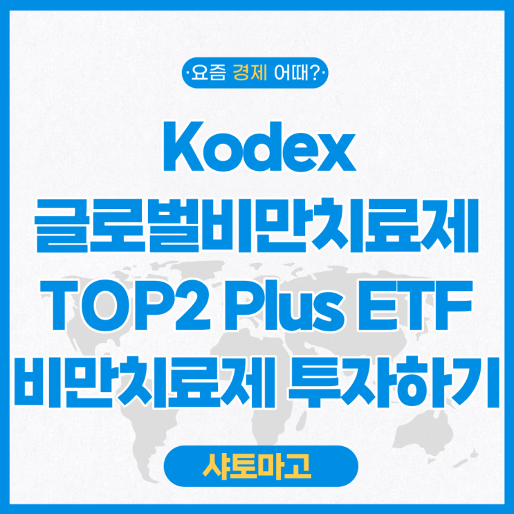 신규상장 비만치료제 투자 Kodex 글로벌비만치료제 TOP2 Plus ETF 노보노디스크 일라이릴리 : 네이버 블로그