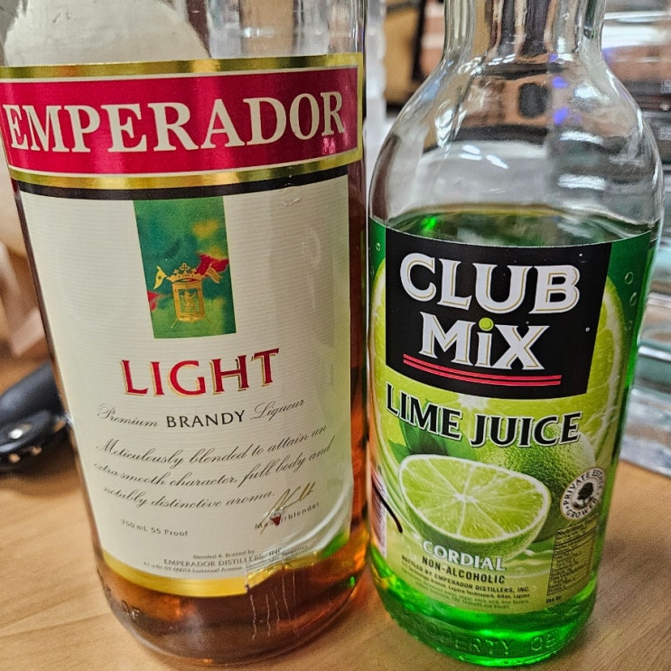 [외국술] IDDA 랑 EMPERADOR, CLUB MIX 먹은후기 : 네이버 블로그