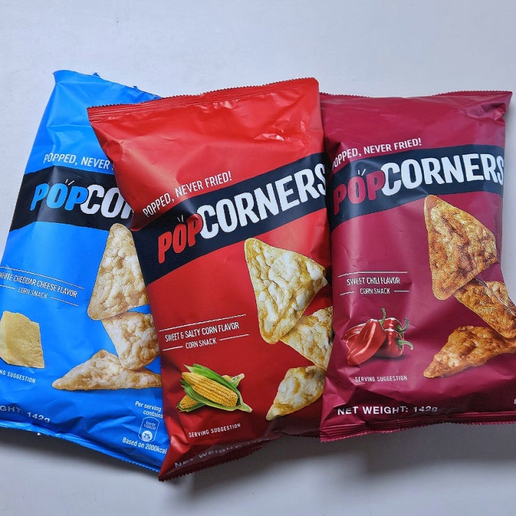 미국 최애 과자 팝코너스 POP CORNERS 홈플러스에 팔아서 종류 별로 다 맛보기 : 네이버 블로그