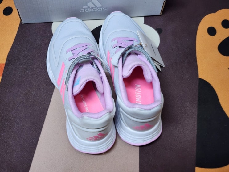 아디다스키즈 GV8923 듀라모 10 러닝화 개봉기 & 3월 러닝 스타트 인증 : 네이버 블로그