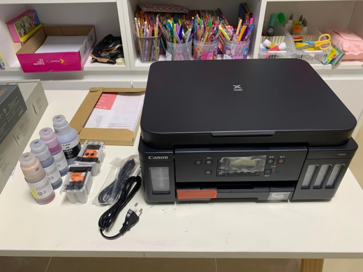 캐논 G6090 무한잉크젯 프린터 구매 이유 및 사용기 : 네이버 블로그