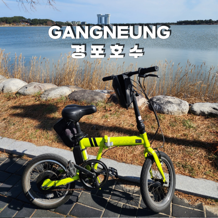 강릉 경포호수 자전거 둘레 한바퀴 야경 일몰 여자 혼자 뚜벅이 여행 네이버 블로그