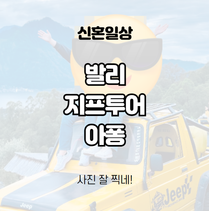 발리 지프투어 아퐁 예약 및 솔직 후기 네이버 블로그