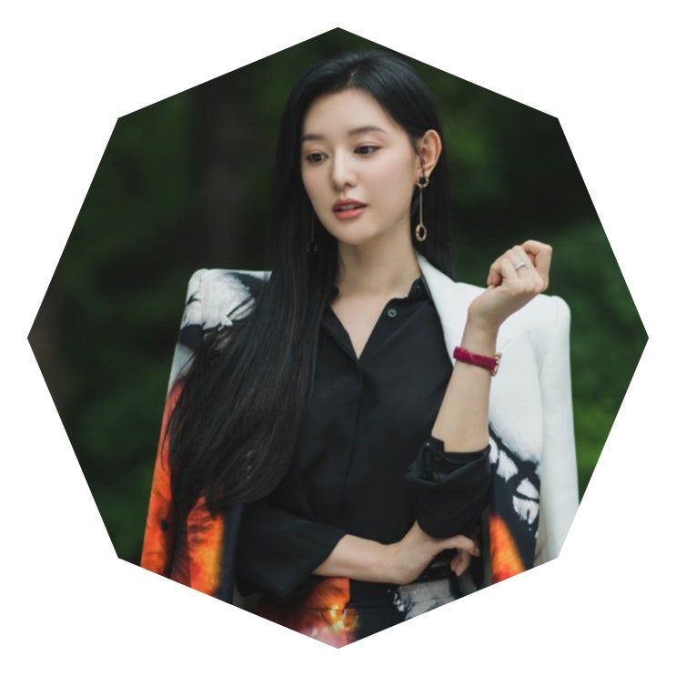 눈물의 여왕 김지원 패션 귀걸이 자켓 블라우스 홍해인 옷 모음zip 네이버 블로그