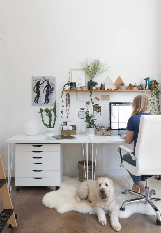 데스크테리어 뜻 소품 조명 회사 사무실 책상 꾸미기 : 네이버 블로그