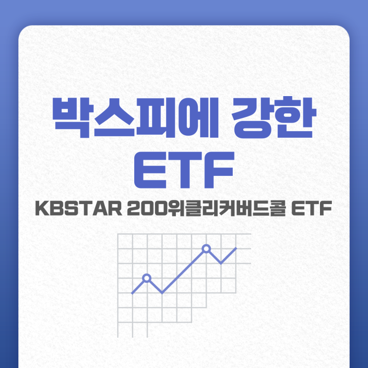 코스피200 지수 추종 월배당 ETF, KBSTAR 200위클리커버드콜 : 네이버 블로그