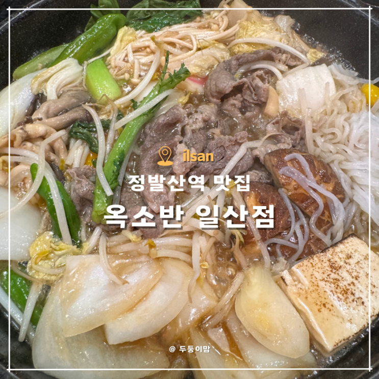 정발산역 맛집 일산 스키야키 샤브샤브가 맛있는 옥소반 네이버 블로그