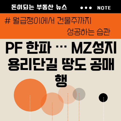 PF 한파 MZ 성지 용리단길 땅도 공매행 : 네이버 블로그