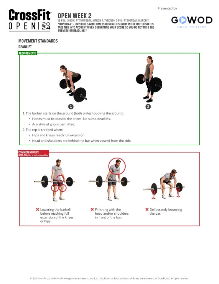 2024 크로스핏 오픈 24.2 와드 분석 | CrossFit Open 24.2 일정, 와드 해석, 데모 영상, 스코어카드 다운 ...