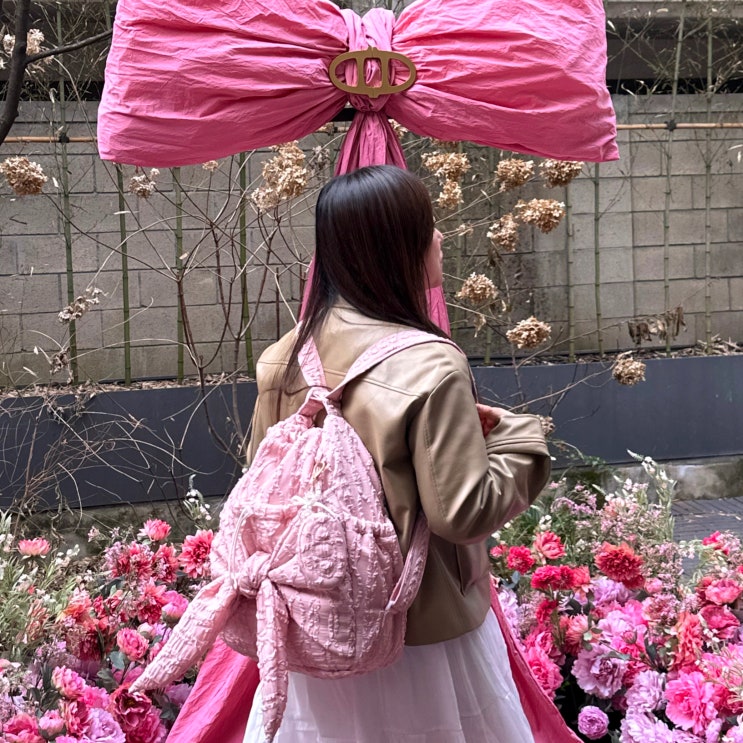 아떼 바네사브루노 르봉백 성수 팝업스토어 리미티드 백팩 쇼핑 성공 ♡ 네이버 블로그